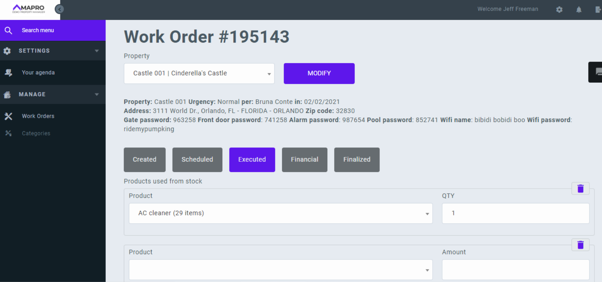 How to Execute a Work Order – Mapro